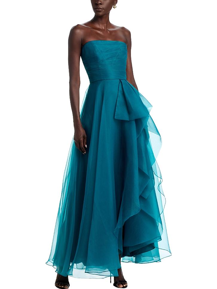 THEIA Theia Teresa Draped Gown